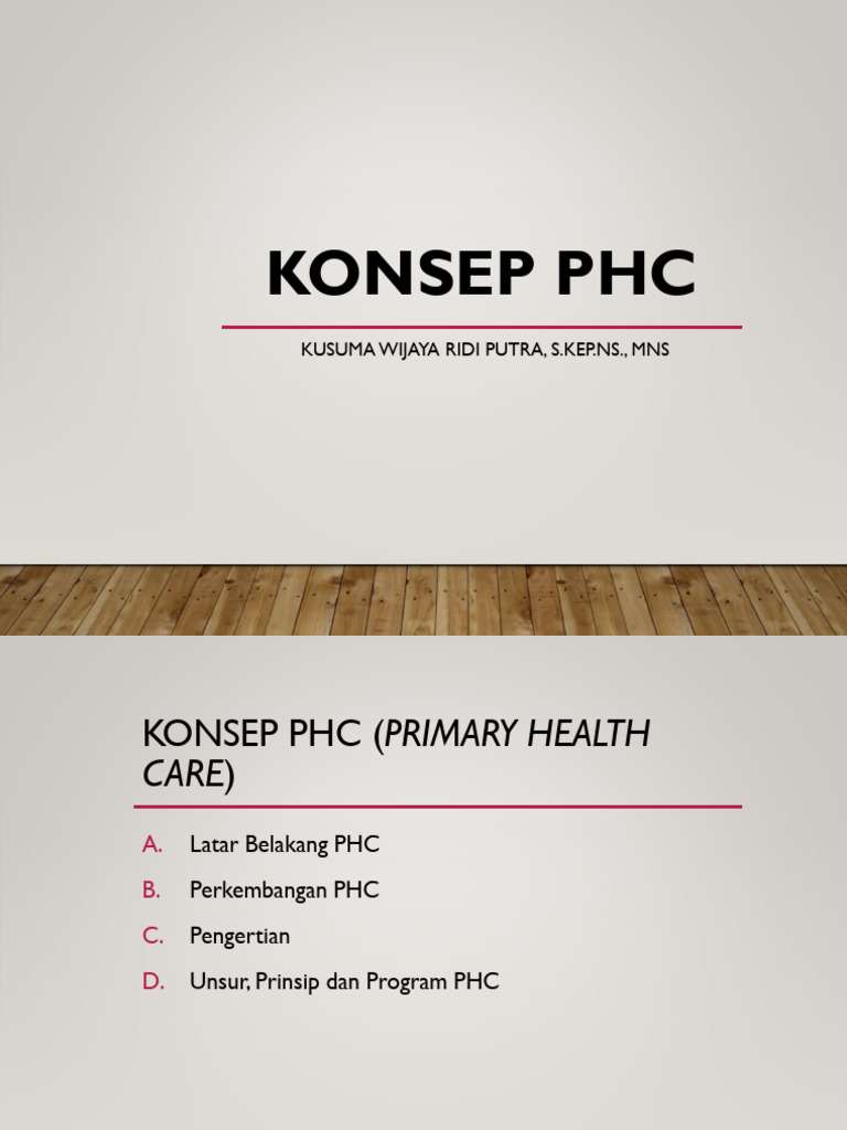 Konsep PHC | PDF