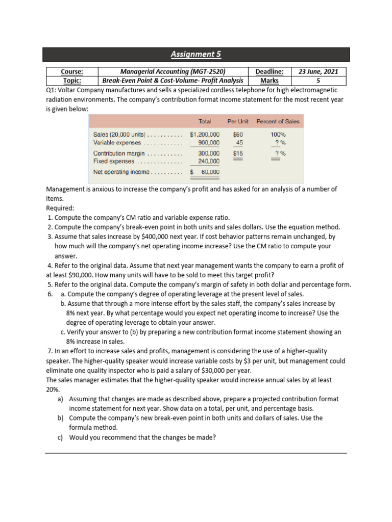 MA Assignment 5 | PDF