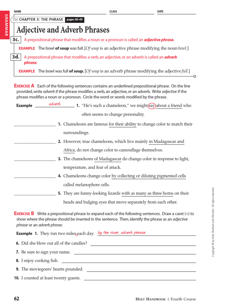 Adjective and Adverb Phrases-Hot | PDF | Adverb | Adjective