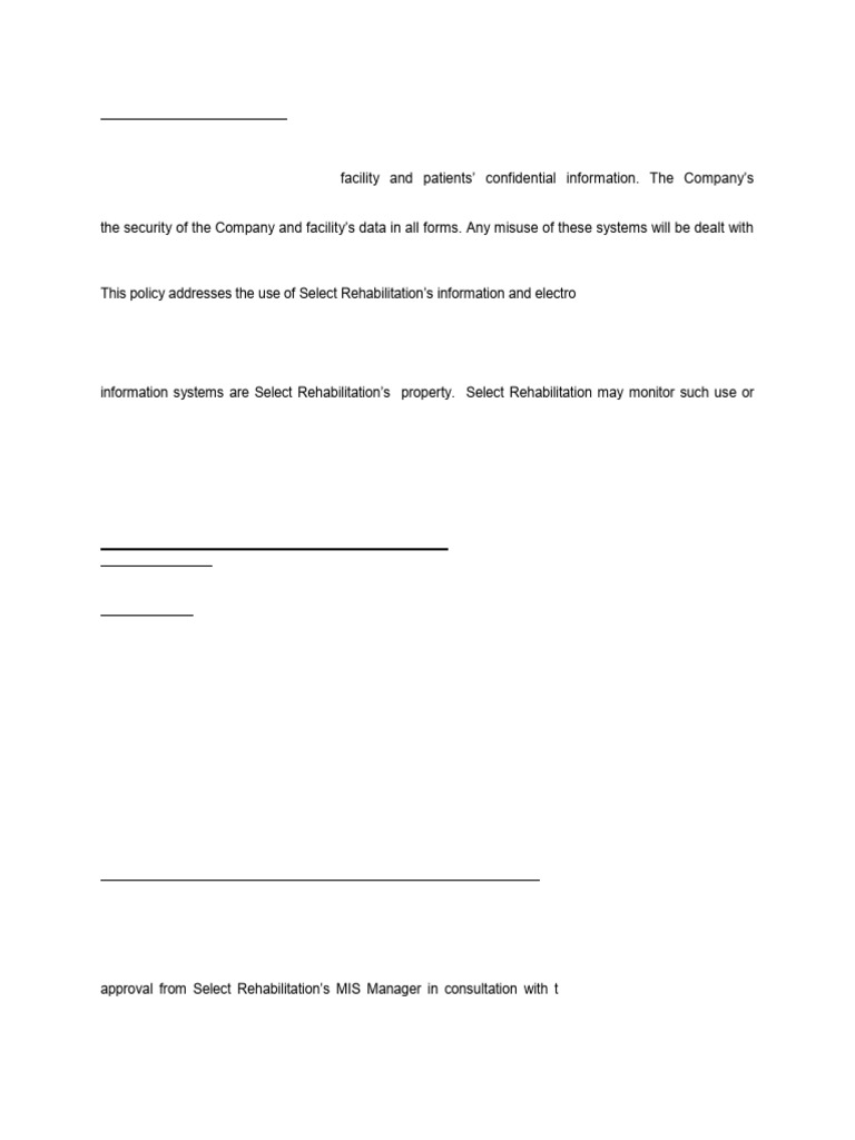 Electronic Workplace Guidelines | PDF