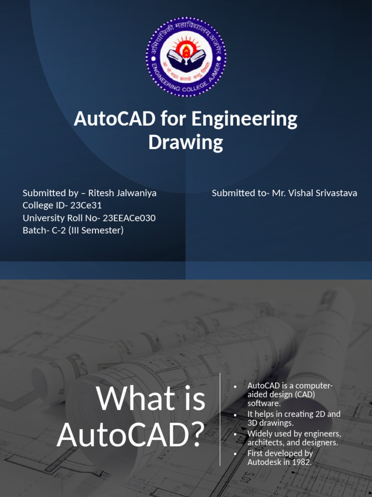 Auto Cad For Engineering Drawing | PDF