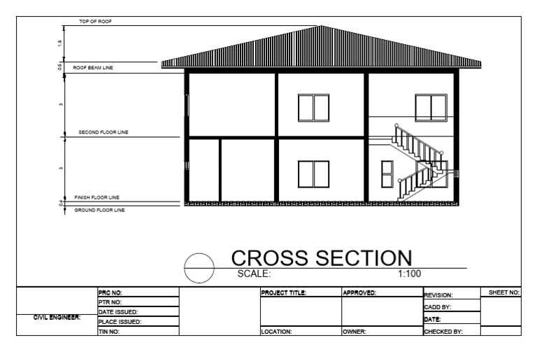 Autocad2 Cross Section | PDF