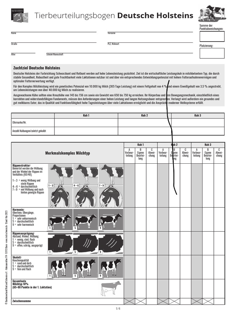 Httpsbildung - Lksh.depluginfile - Php893mod Resourcecontent1Tierbeurteilungsbogen Stand2023 PDF ...