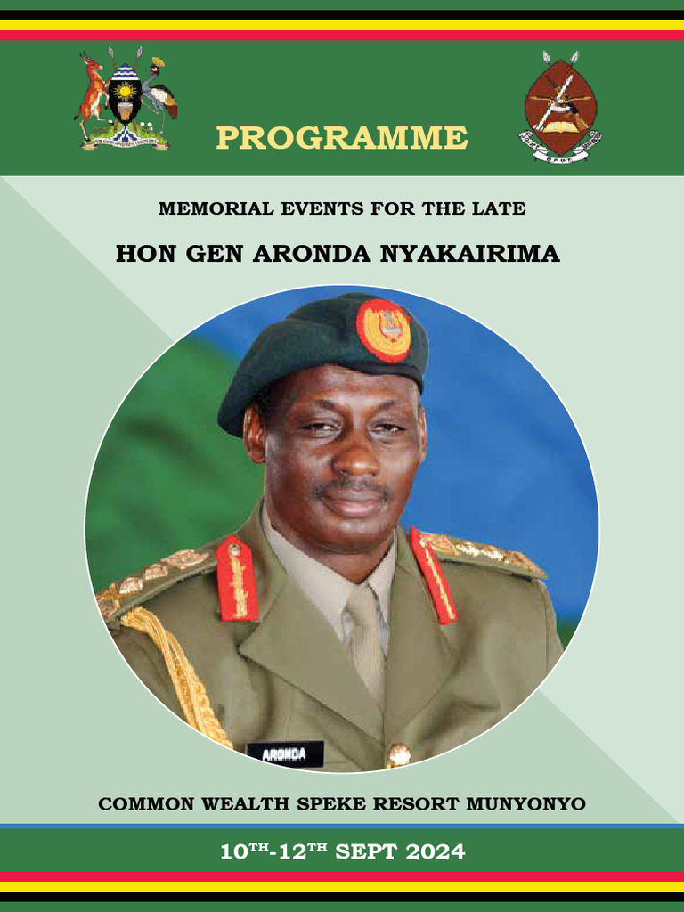 Gen Aronda Memorial Program Booklet Net | PDF
