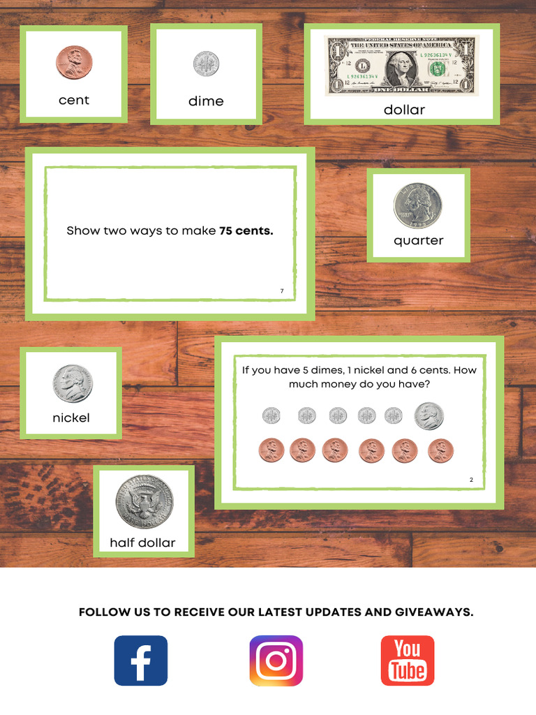 Money Task Cards | PDF