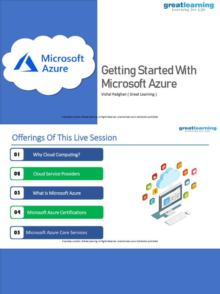 Getting Started With Microsoft Azure | PDF | Cloud Computing | Business