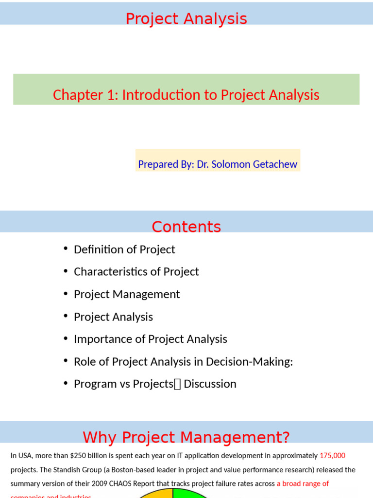 Project Analysis-Ch-1-1 | PDF