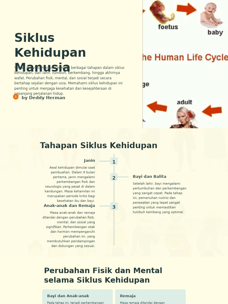 Siklus Kehidupan Manusia | PDF