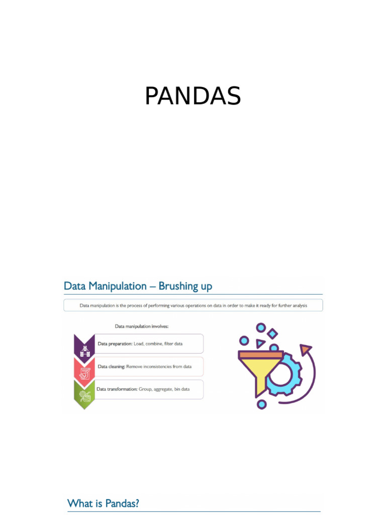 PANDAS | PDF
