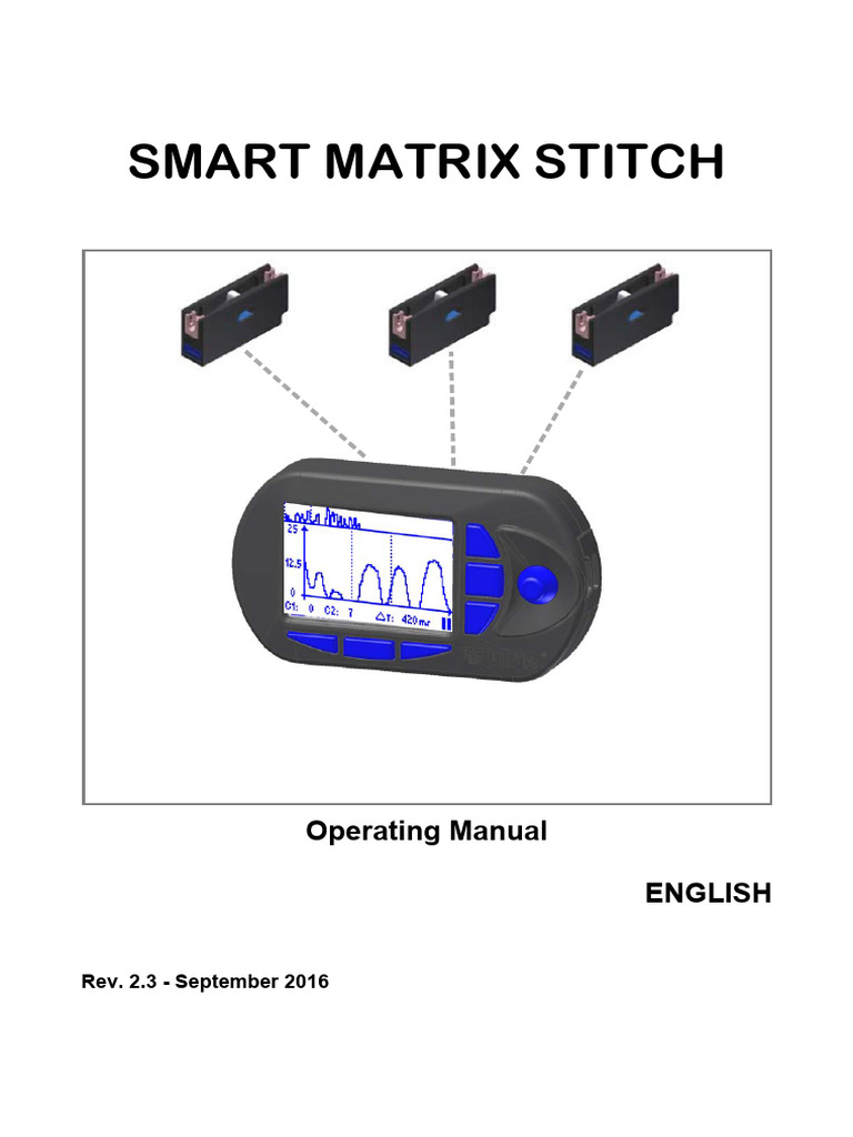 Manual MATRIX STITCH Engl BTSR Sensor | PDF