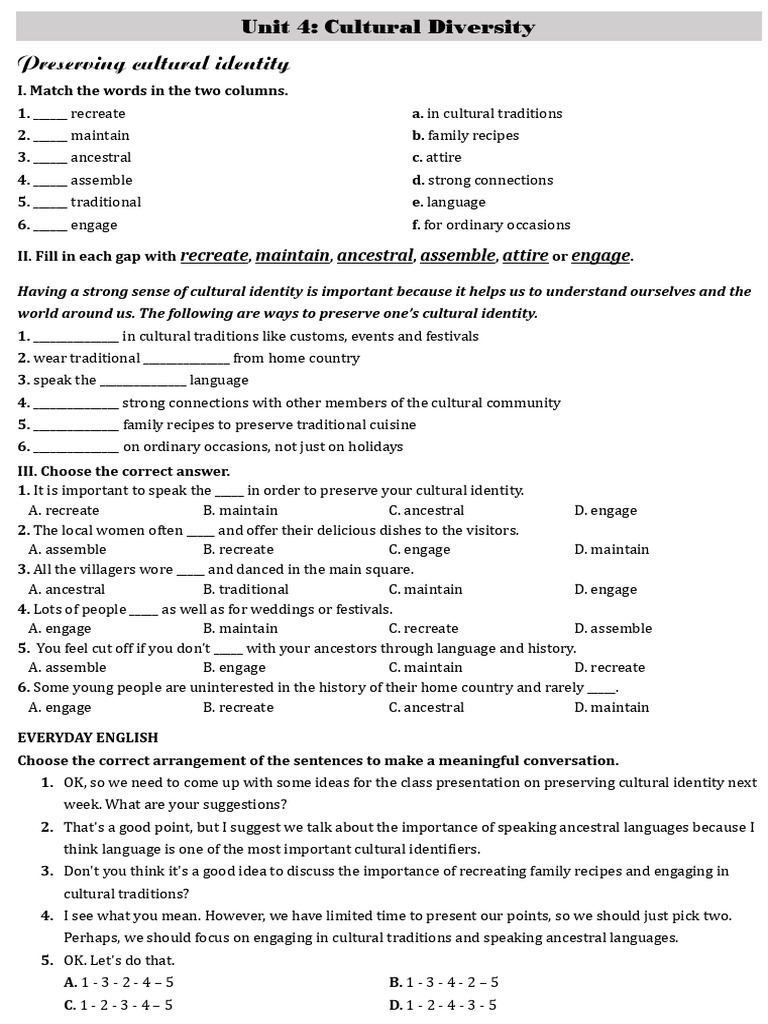 UNIT 4 - SPEAKING AND SBT | PDF