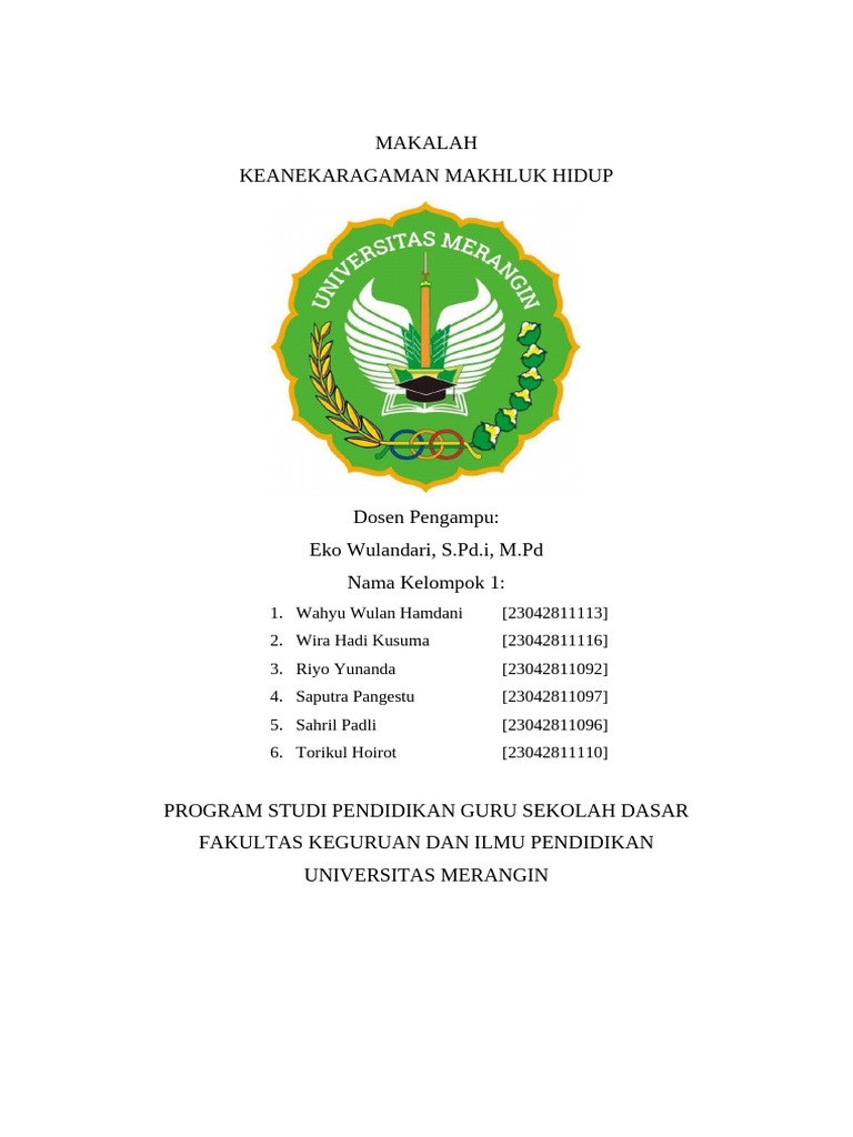 Biologi Kel 1 | PDF