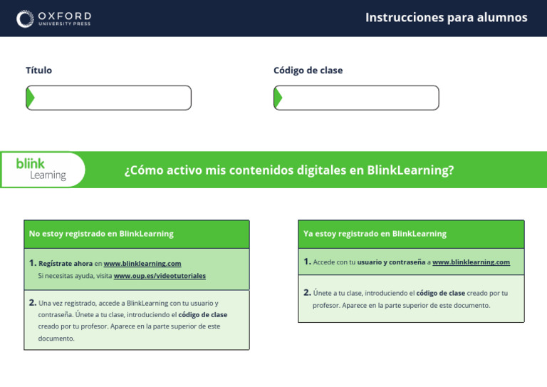 Alumno BlinkLearning Usos | PDF