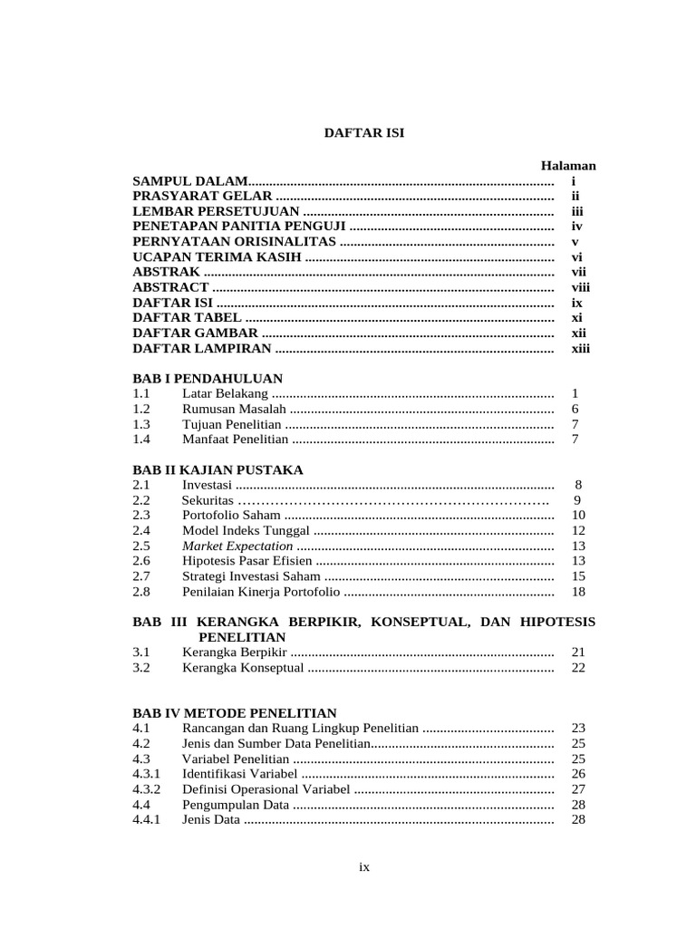09 Daftar Isi | PDF