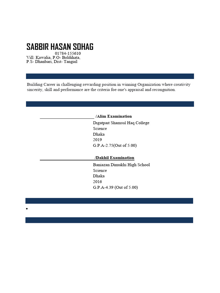 Sabbir Hasan Sohag | PDF