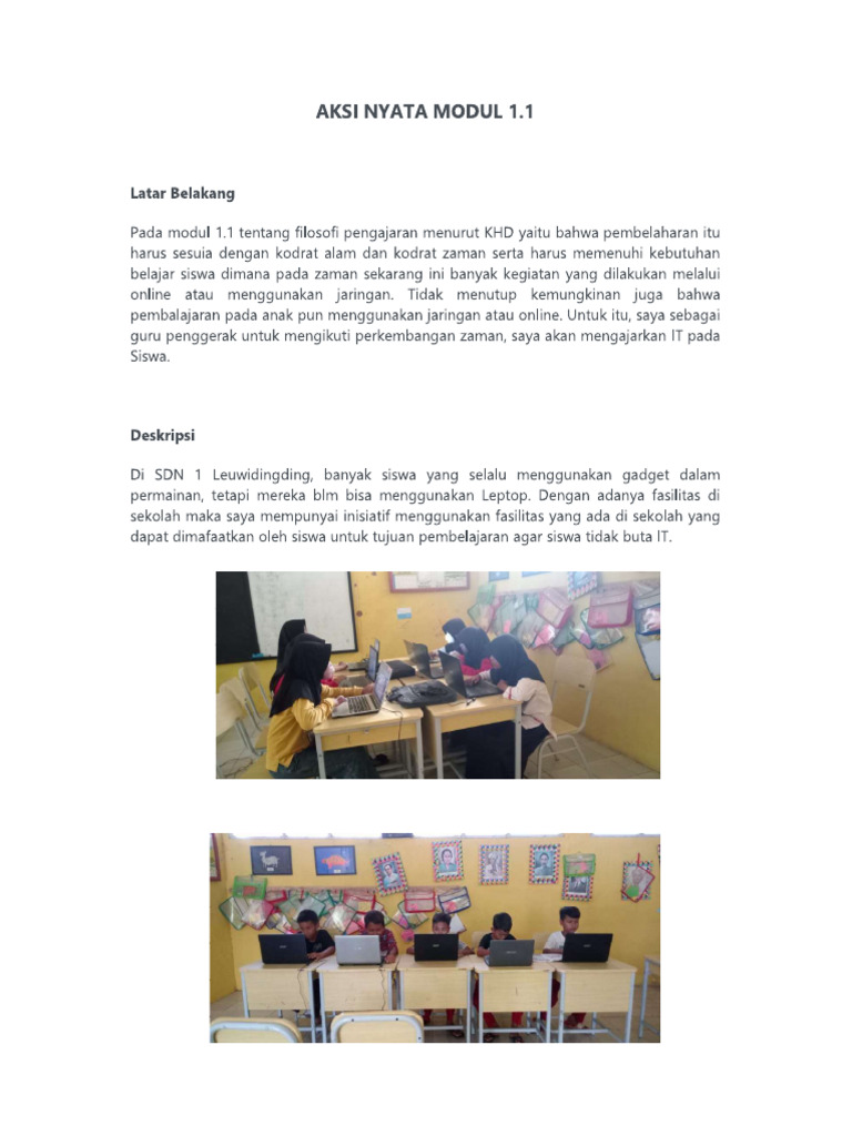 AKsi Nyata Modul1.1 Lisa | PDF