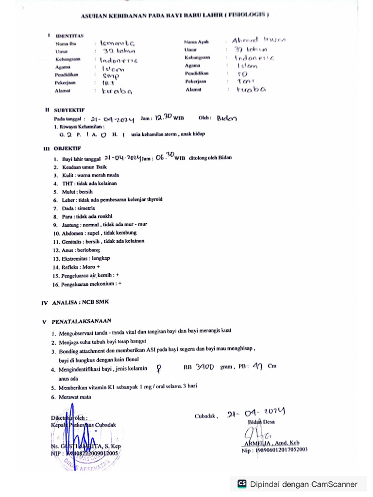 Askeb BBL April - Juni 2024 | PDF