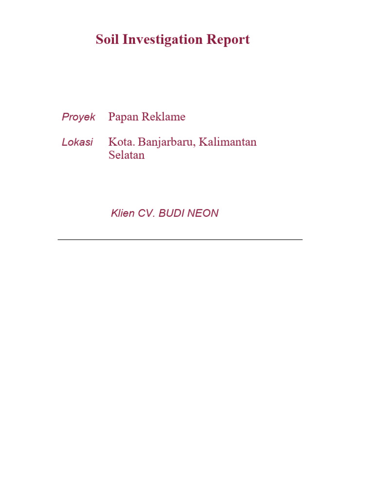 Sondir Balitan | PDF