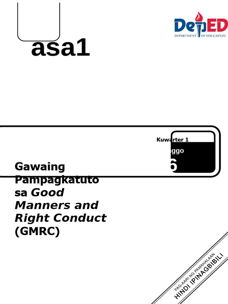 Las GMRC 1 q1 Week 6 | PDF