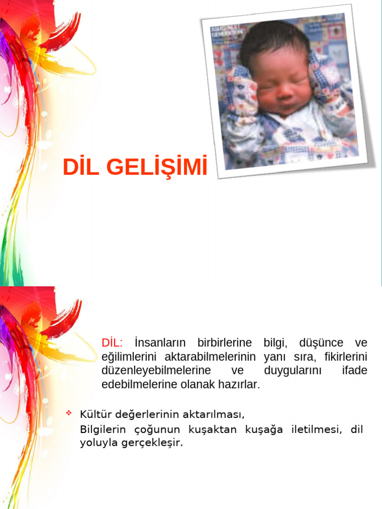 5.ders Dil Gelisimi | PDF
