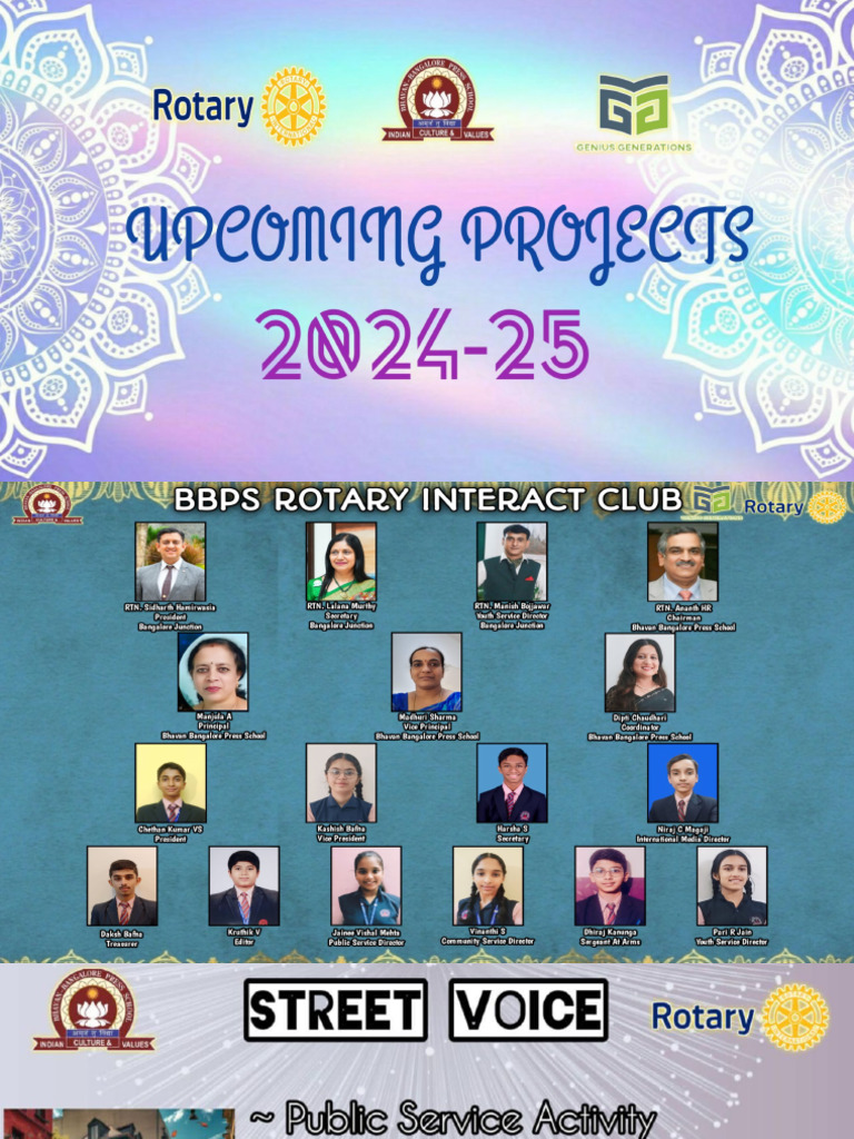 Upcoming Projects 2024-25 | PDF