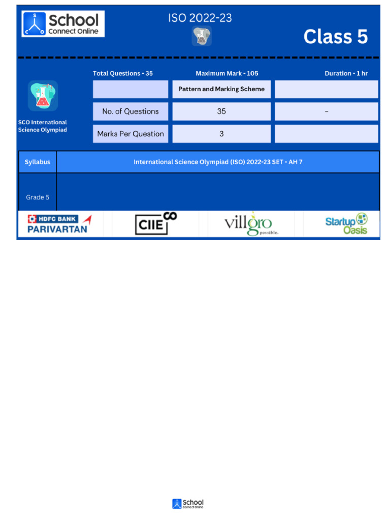 Class 5 ISO | PDF