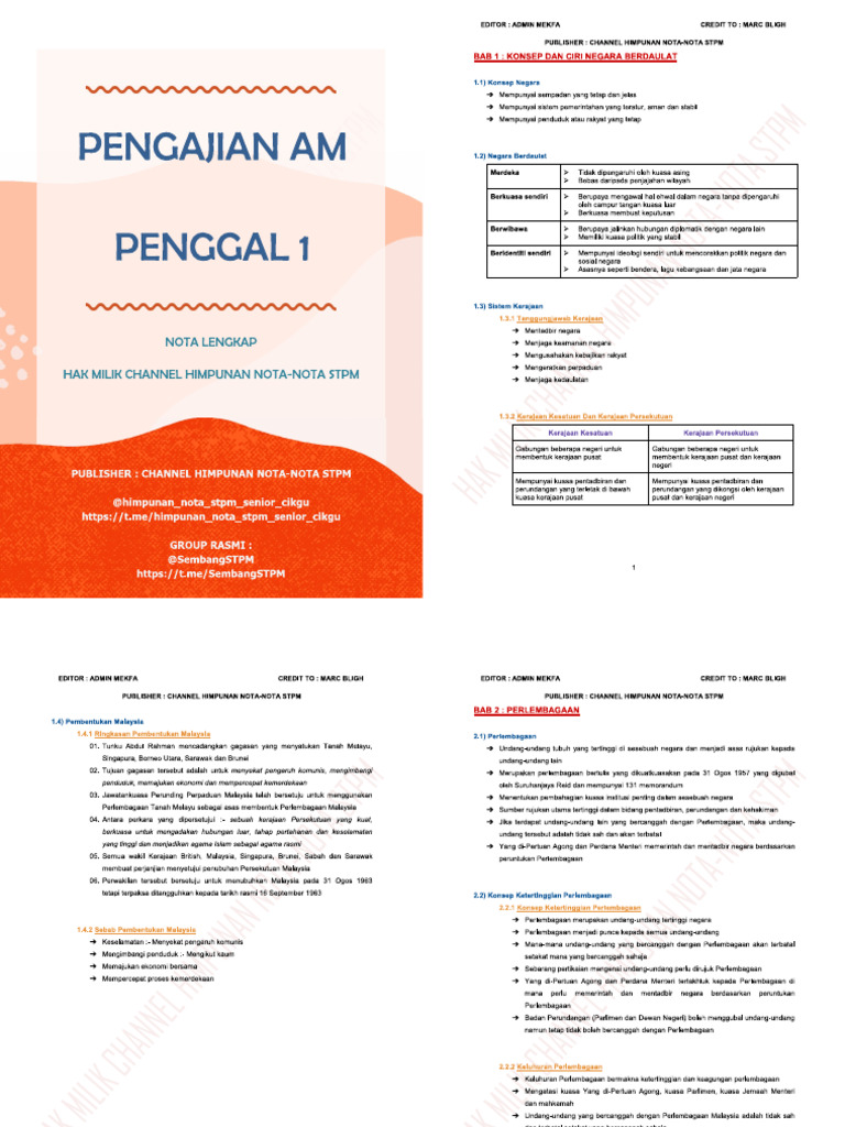 Pa Nota Ringkas | PDF