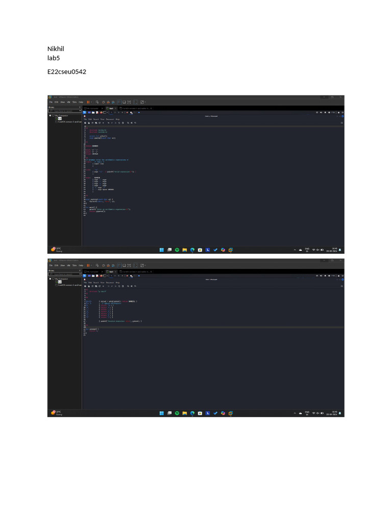 E22cseu0542 Lab5 | PDF
