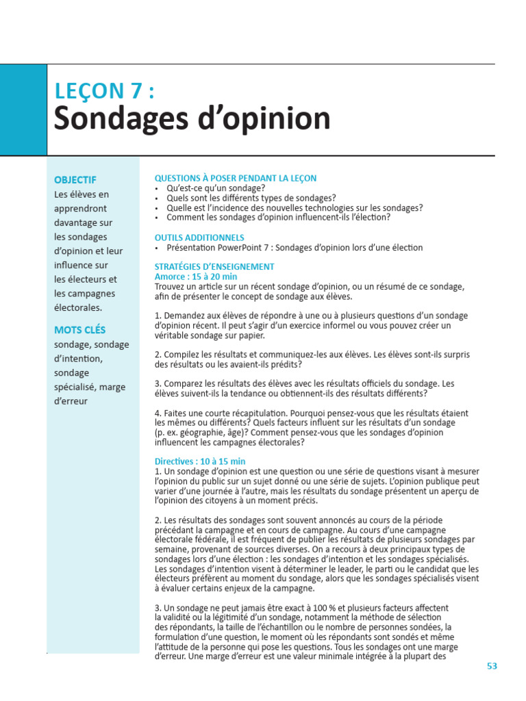 FED SEC FR Leçon 71 | PDF