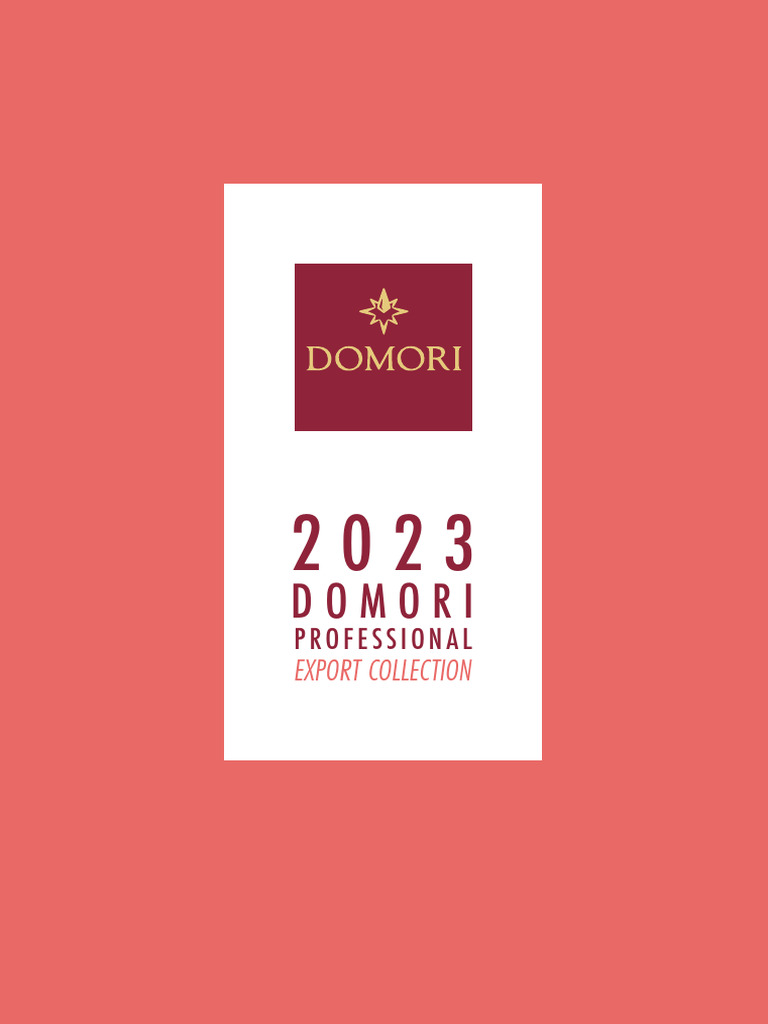 Domori Professional Catalogue 2023 - 240131 - 072616 (1) - 093522 | PDF