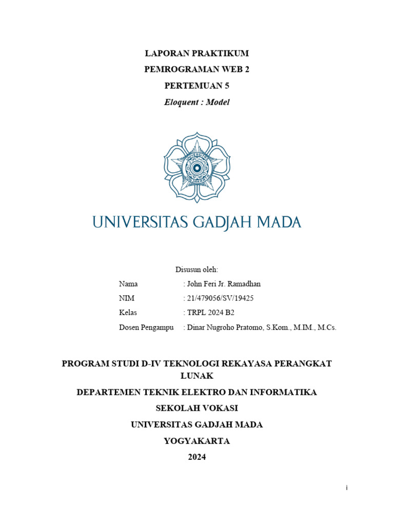 Laporan Praktikum 5 John Pdf