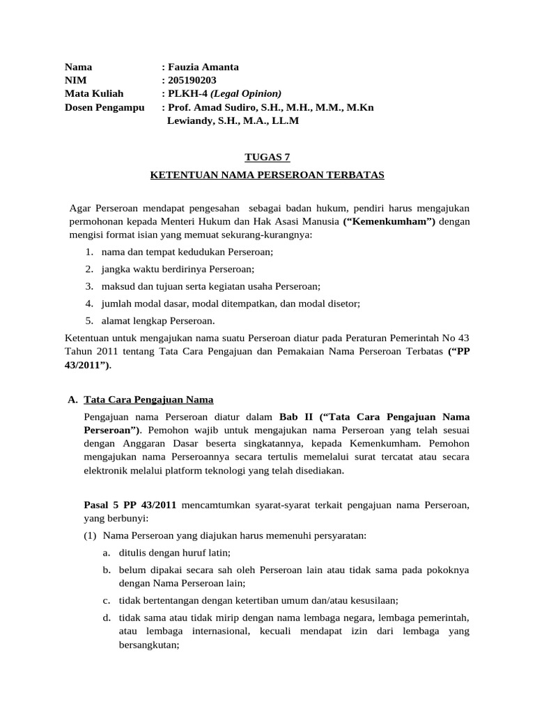 PLKH 5 - Tugas 7 | PDF