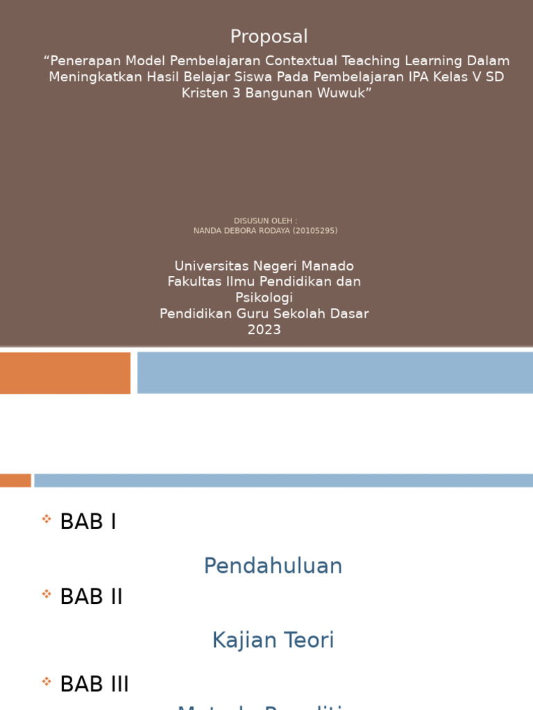 Proposal IPA | PDF | Career & Growth | Wellness