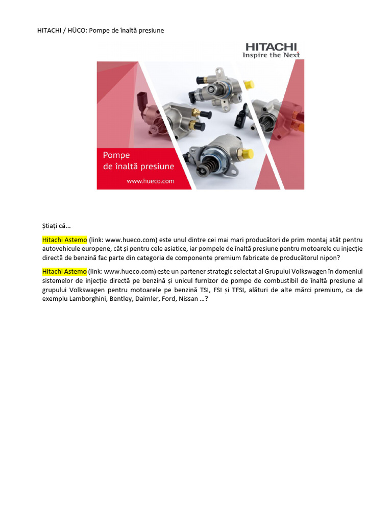 2021-12-06 Hitachi-Huco HPP | PDF