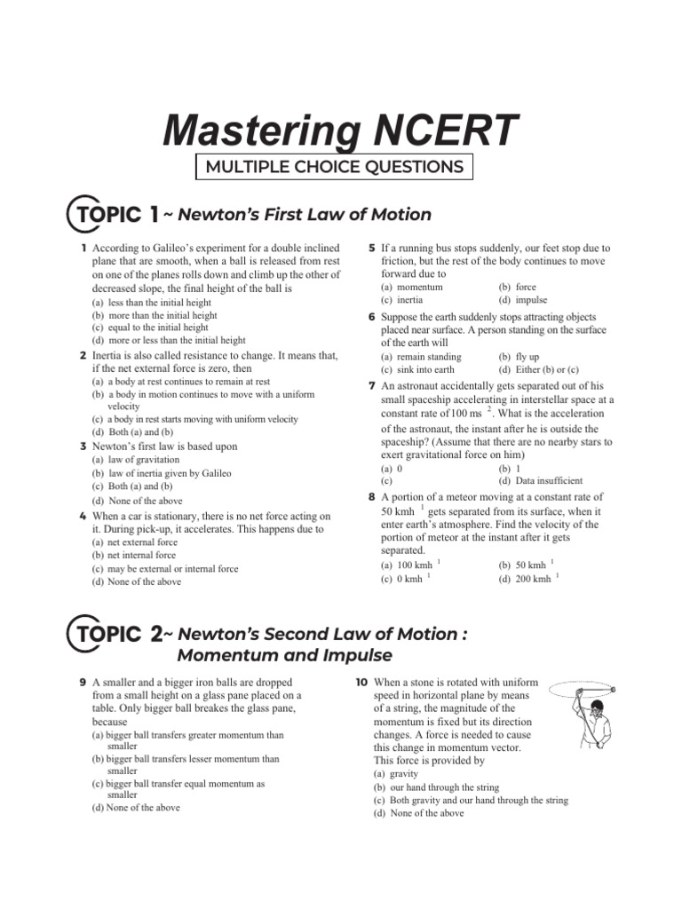 Laws of Motion Assignment | PDF