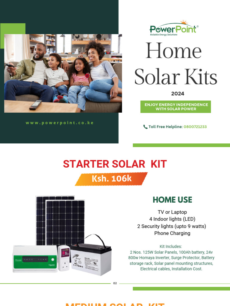 Solar Kits Price List | PDF | Solar Power | Sustainable Energy