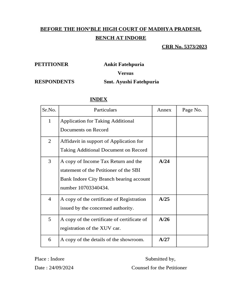 Legal Petition for Document Submission | PDF | Separation Of Powers ...