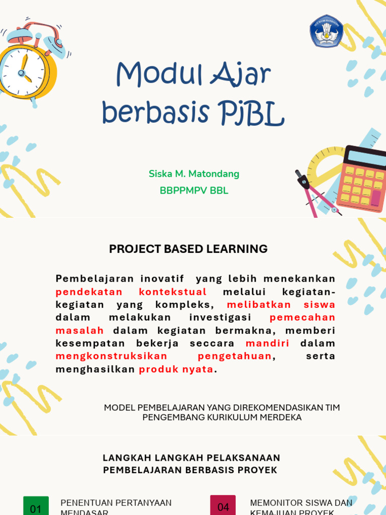 Modul Ajar Berbasis PjBL | PDF