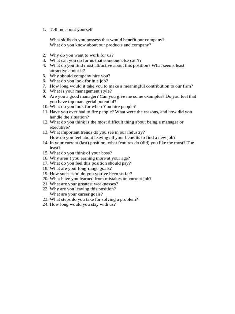 Tech Questions | PDF | Career & Growth