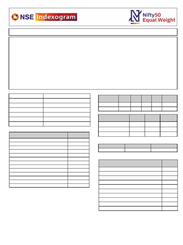 Factsheet_NIFTY50_Equal_Weight | PDF