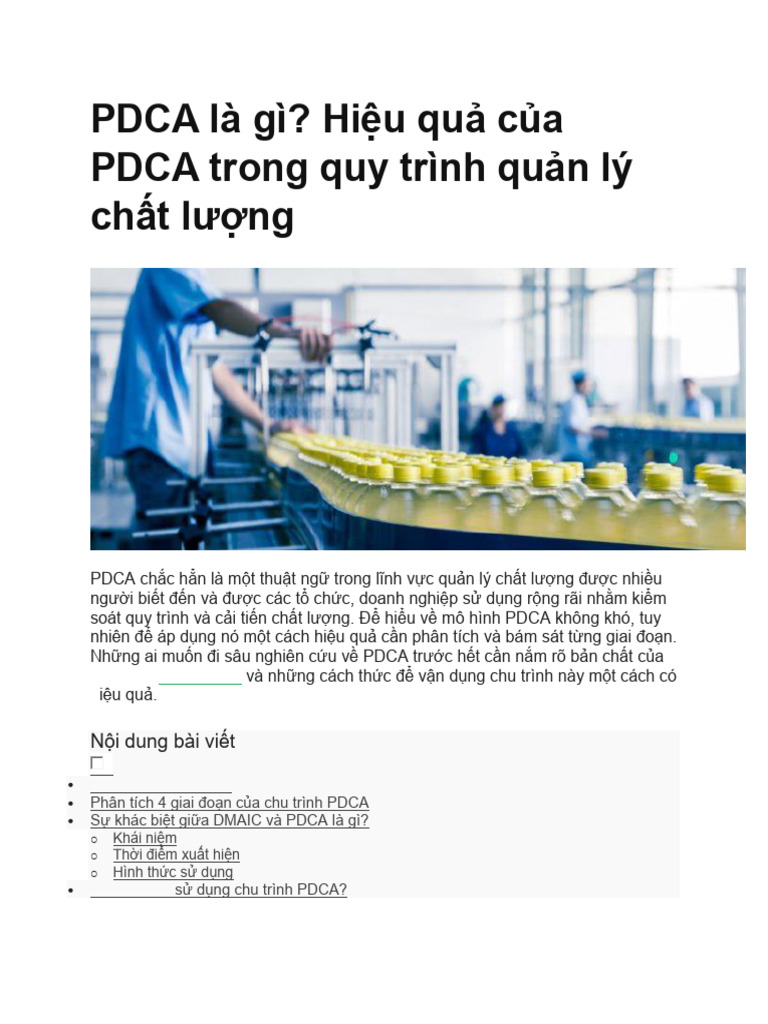 PDCA | PDF