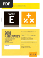 ICAS 2017 Math Year9-10 | PDF | Mathematics