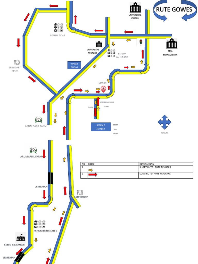 Peta Rute Gowes 2024 | PDF