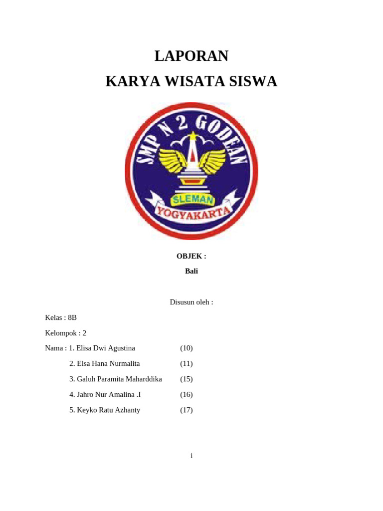Karya Wisata 2 | PDF