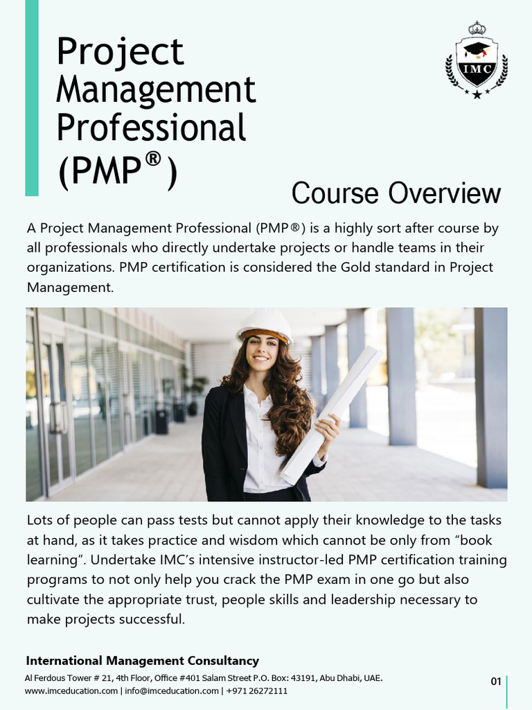 PMP Course Overview New | PDF
