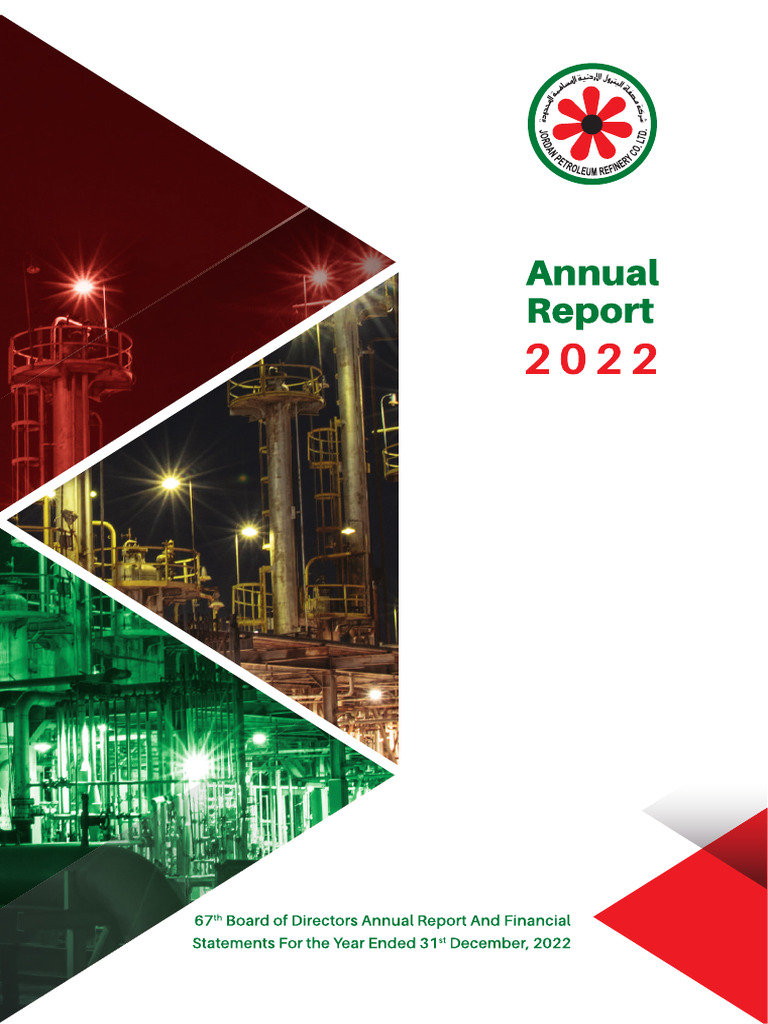 Jordan Petroleum Refinery Company Annual Report - 2022 | PDF