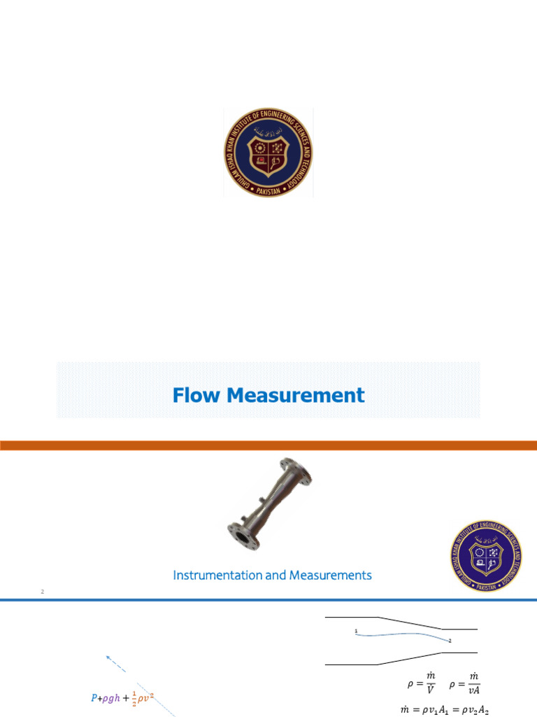 Lecture 8 Flow Measurement | PDF