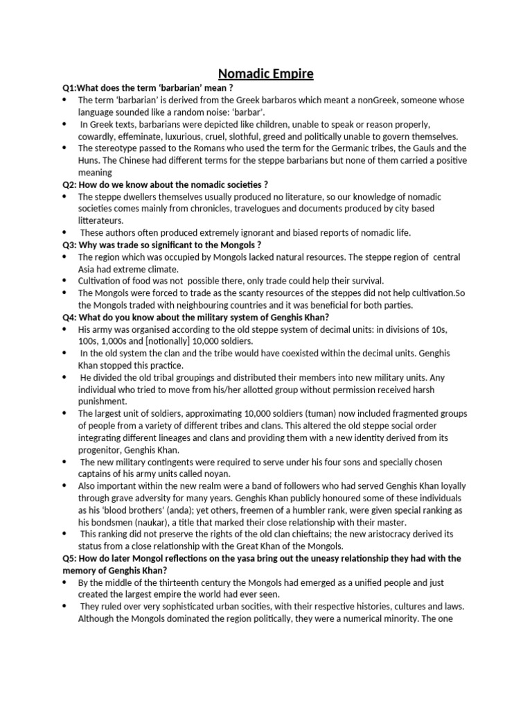 Nomadic Empire | PDF