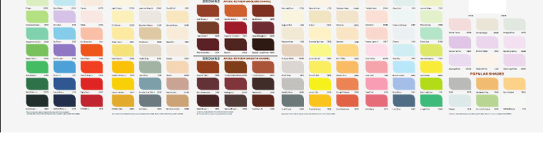 Enamel Shade Card (2) | PDF