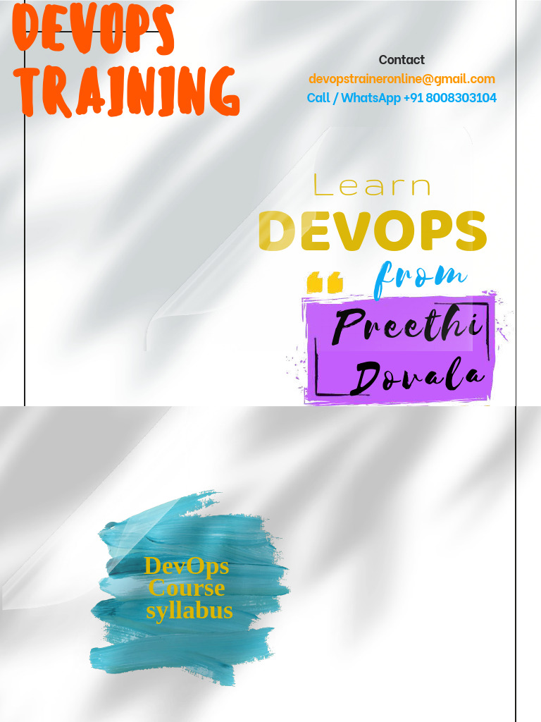 Devops Course Content Preethi | PDF